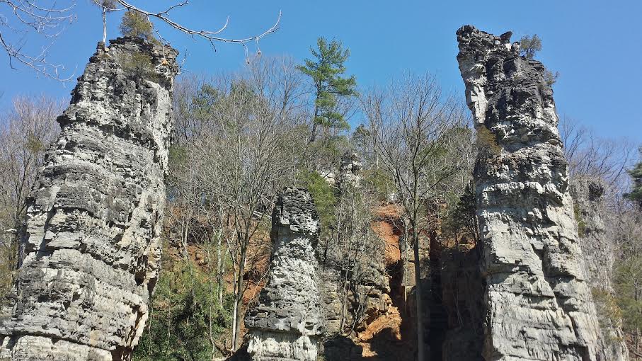 Natural Chimneys, Mt. Solon, VA - C.D. Gill