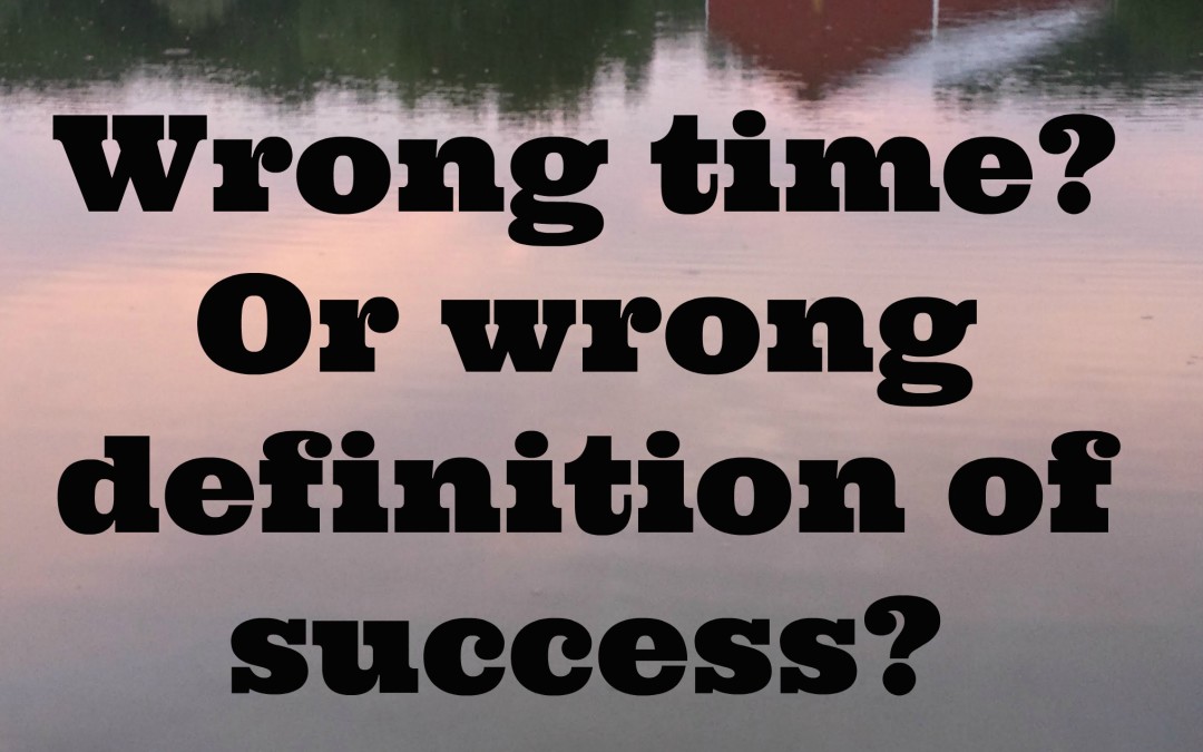 Wrong Time or Wrong Definition of Success? - C.D. Gill